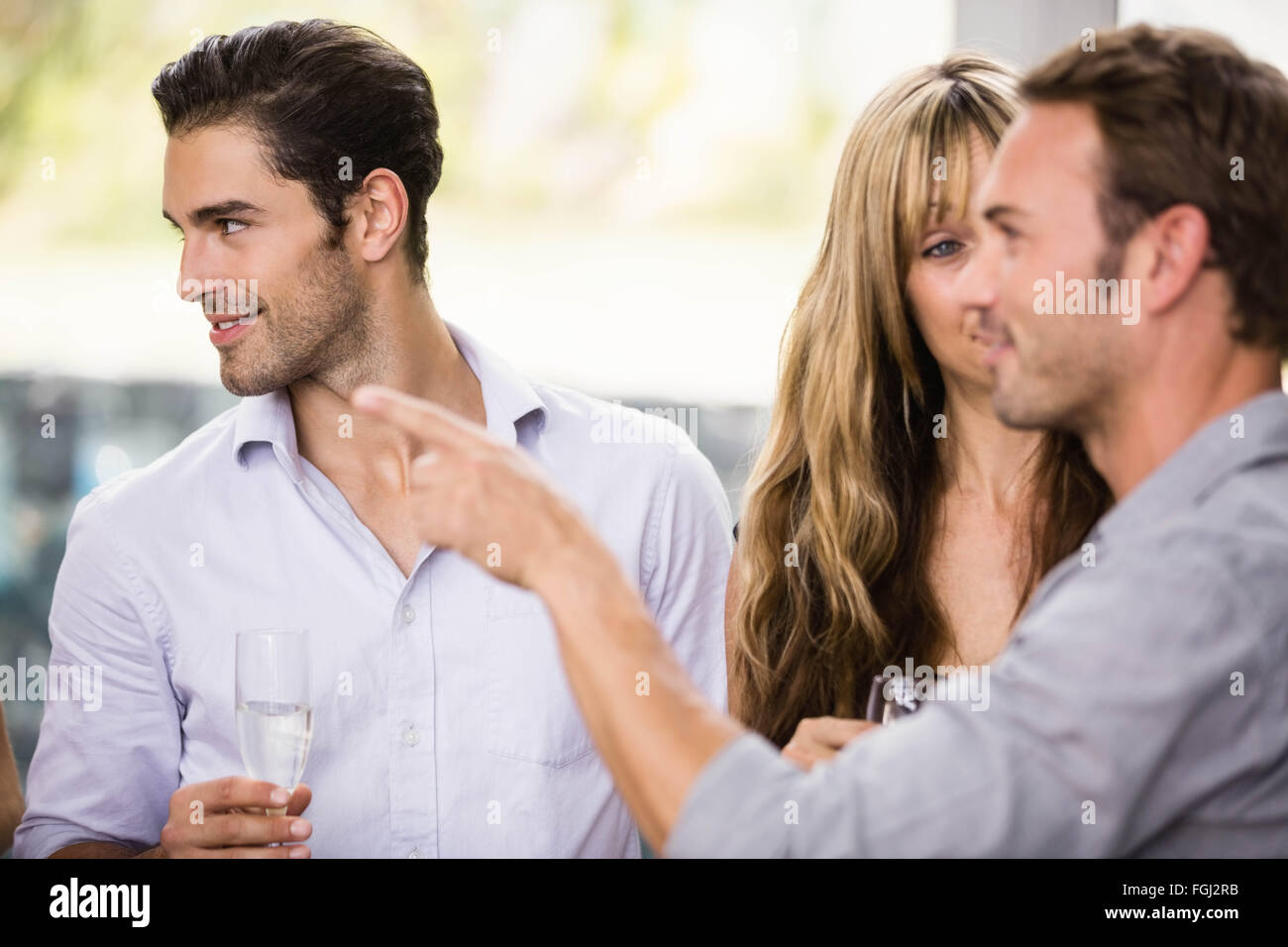 Happy friends talking other hi-res stock photography and images - Alamy