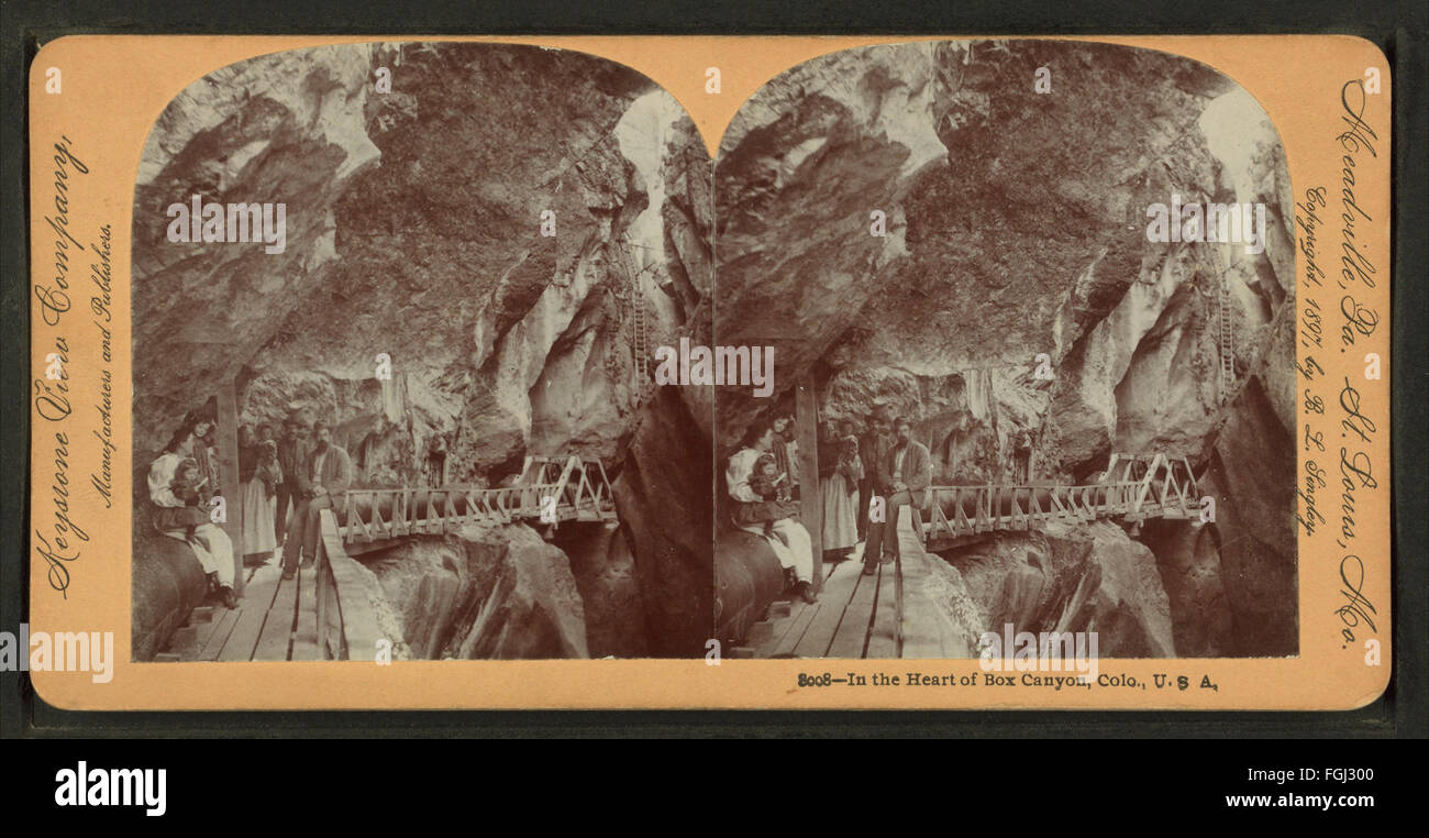 A stereoscopic view showcasing the rugged landscape and geological ...