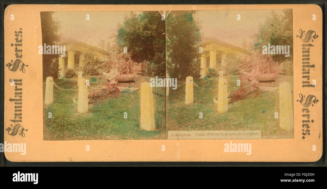 A photograph from the Robert N. Dennis collection showing the decorated ...