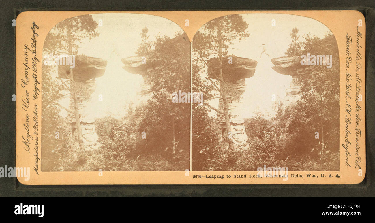 This stereoscopic image from the Robert N. Dennis collection shows the ...