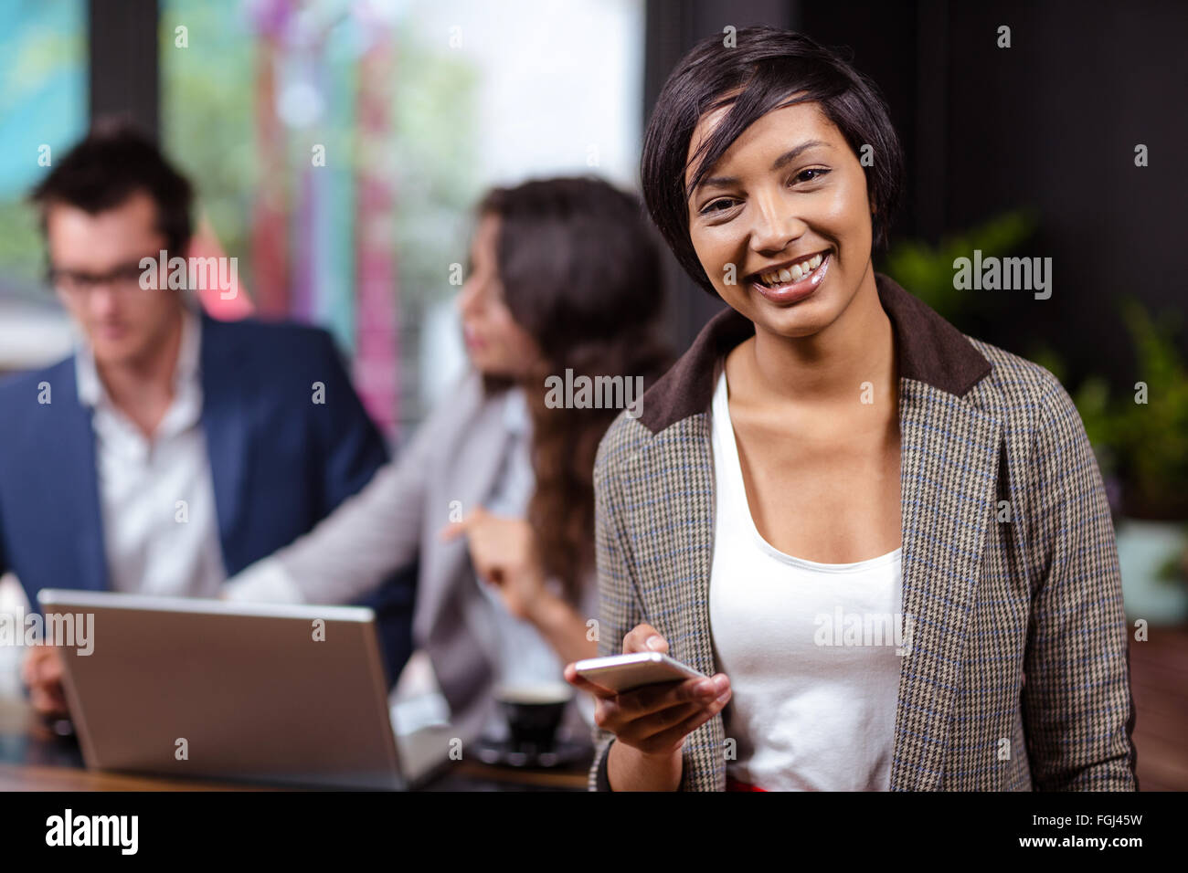 People using technology Stock Photo - Alamy