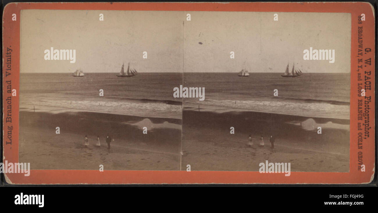 A photograph of Long Branch Beach, showcasing its coastal beauty and ...