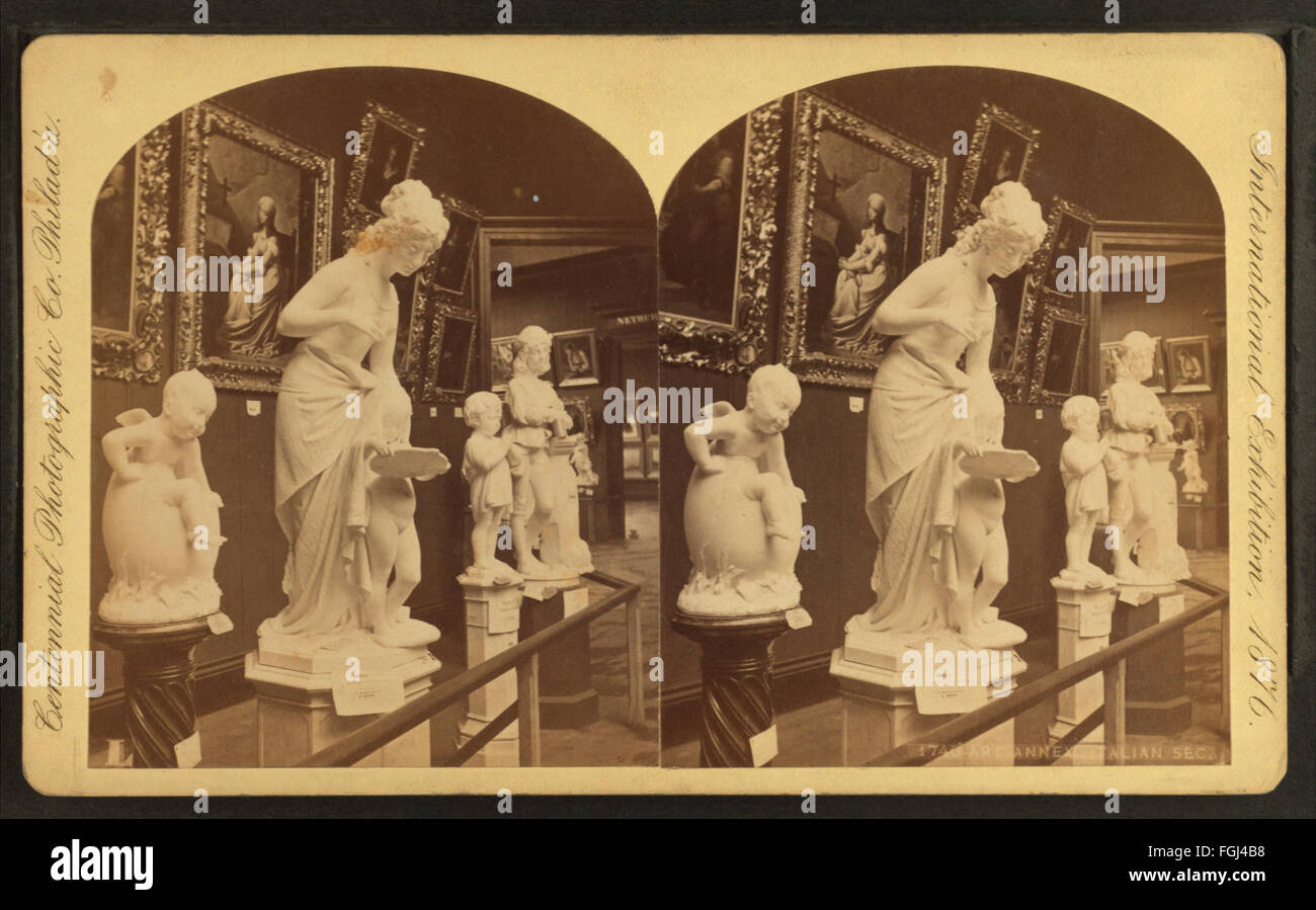 This image shows the Italian section of the Art Annex, captured in a ...
