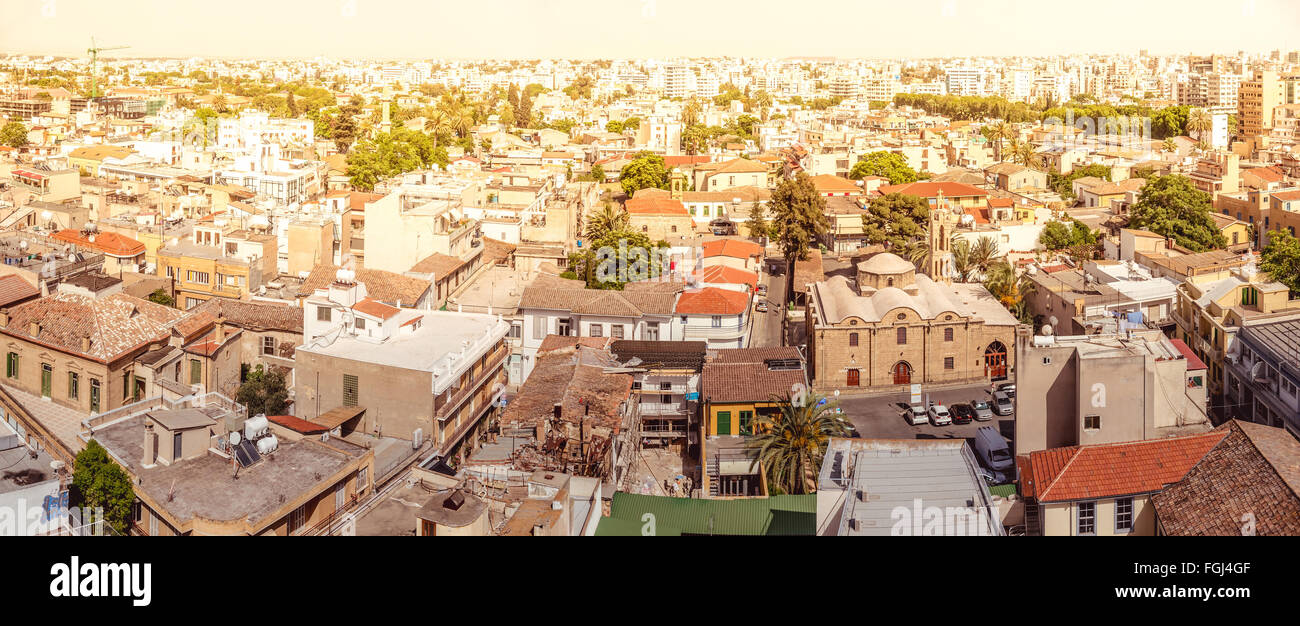 Panorama of south of Nicosia. Cyprus Stock Photo - Alamy
