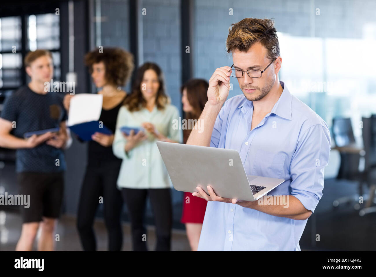 Technology place of work occupation communication using computer ...
