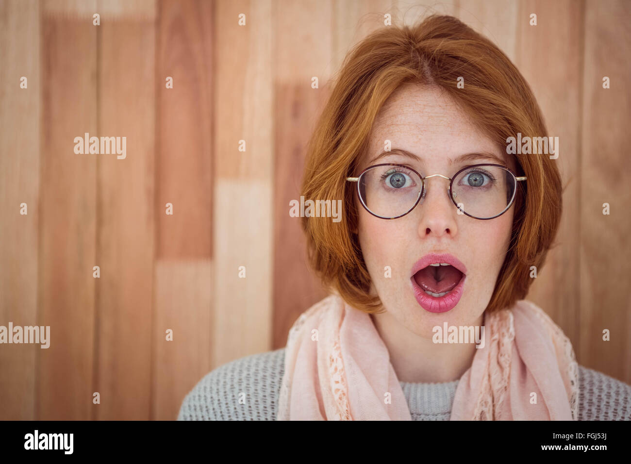 Surprised woman portrait hi-res stock photography and images - Alamy