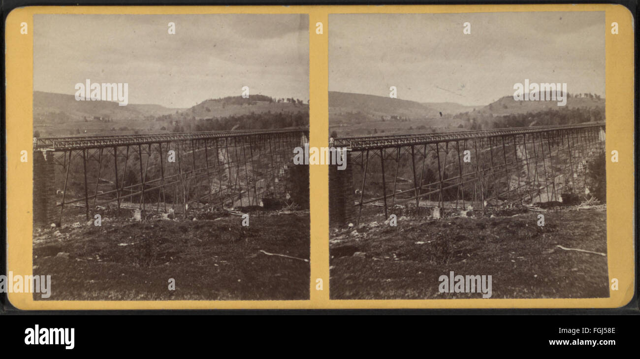A photograph of Lyon Brook Bridge in Chenango County, New York ...