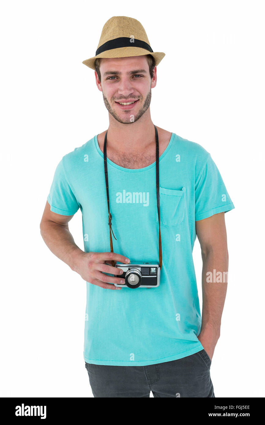 Man with camera retro hi-res stock photography and images - Alamy