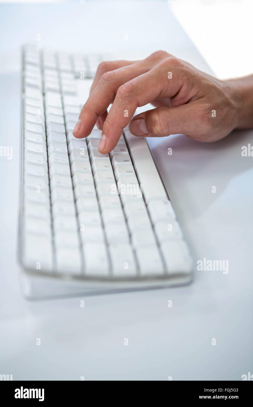Hand typing keyboard hi-res stock photography and images - Alamy