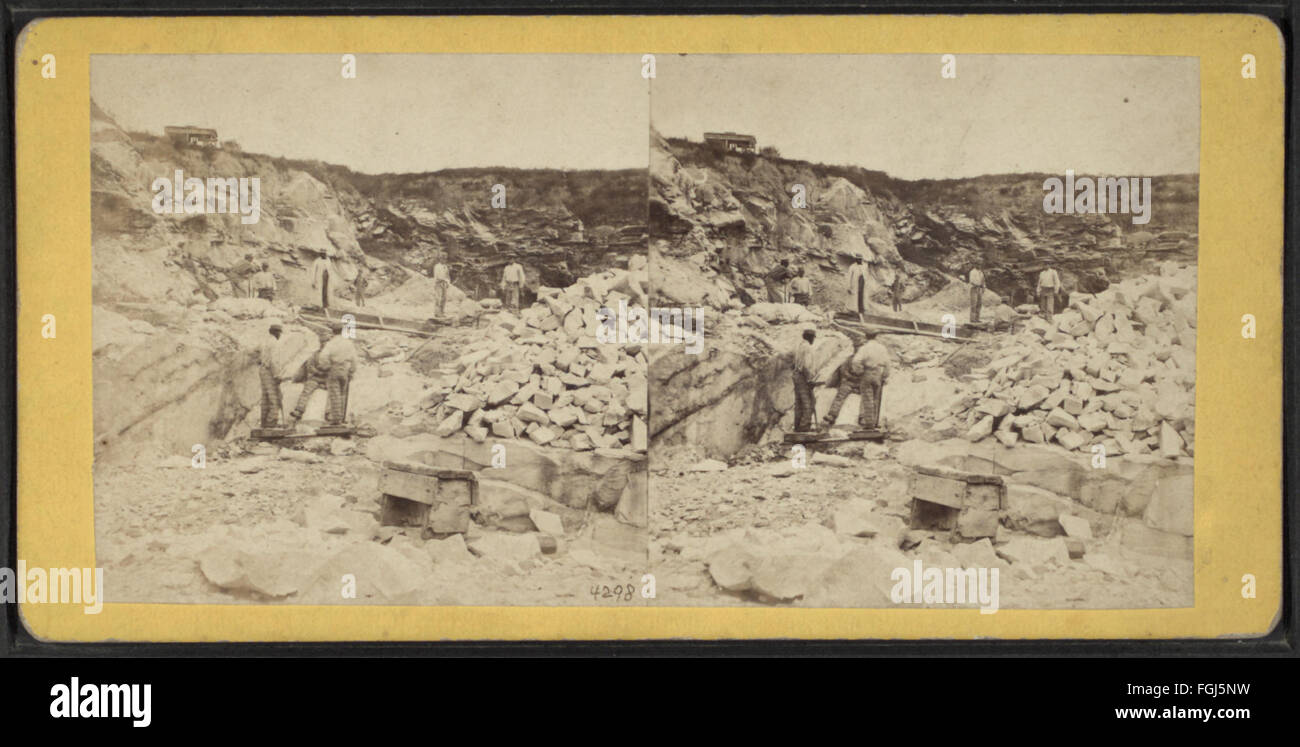 Marble Quarries of the Prison, with Convicts at work, from Robert N ...
