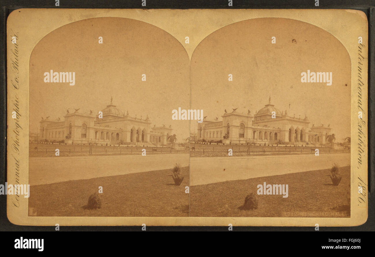 A photograph of Memorial Hall, captured by Centennial Photographic Co ...