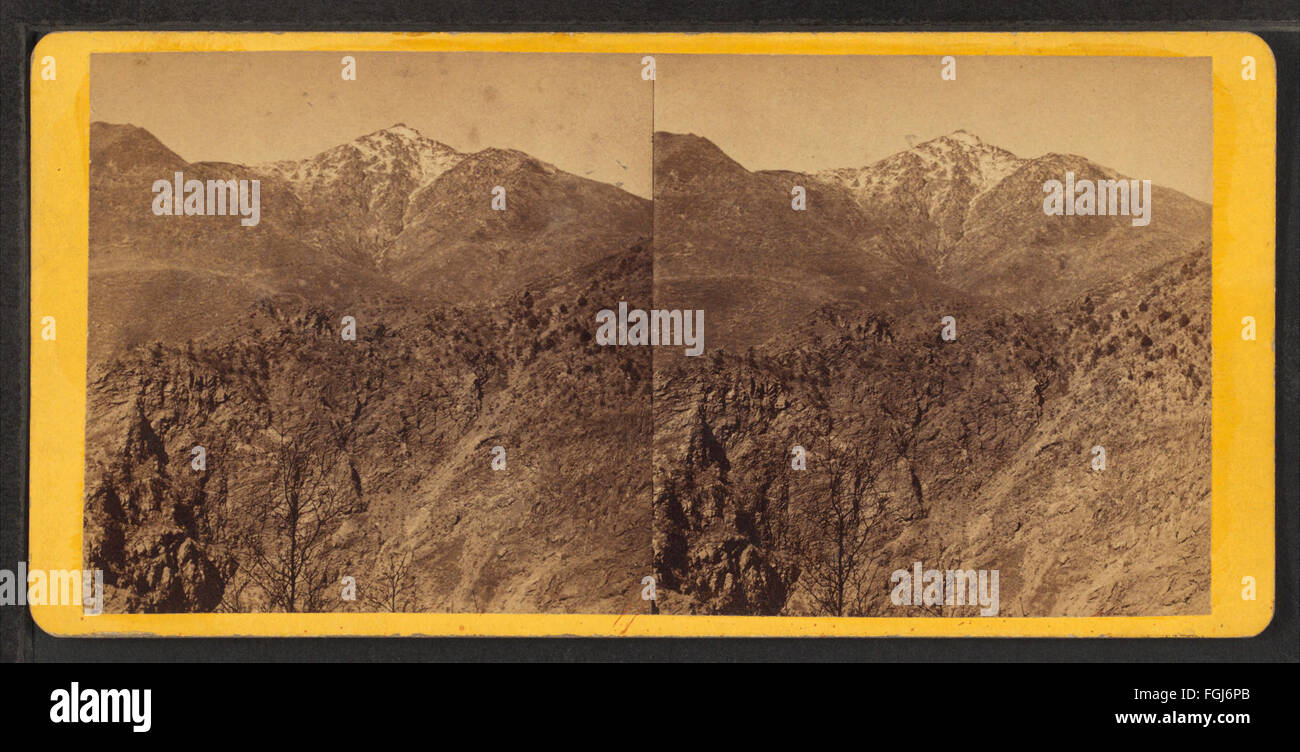 This stereoscopic view from the Robert N. Dennis collection shows Mount ...