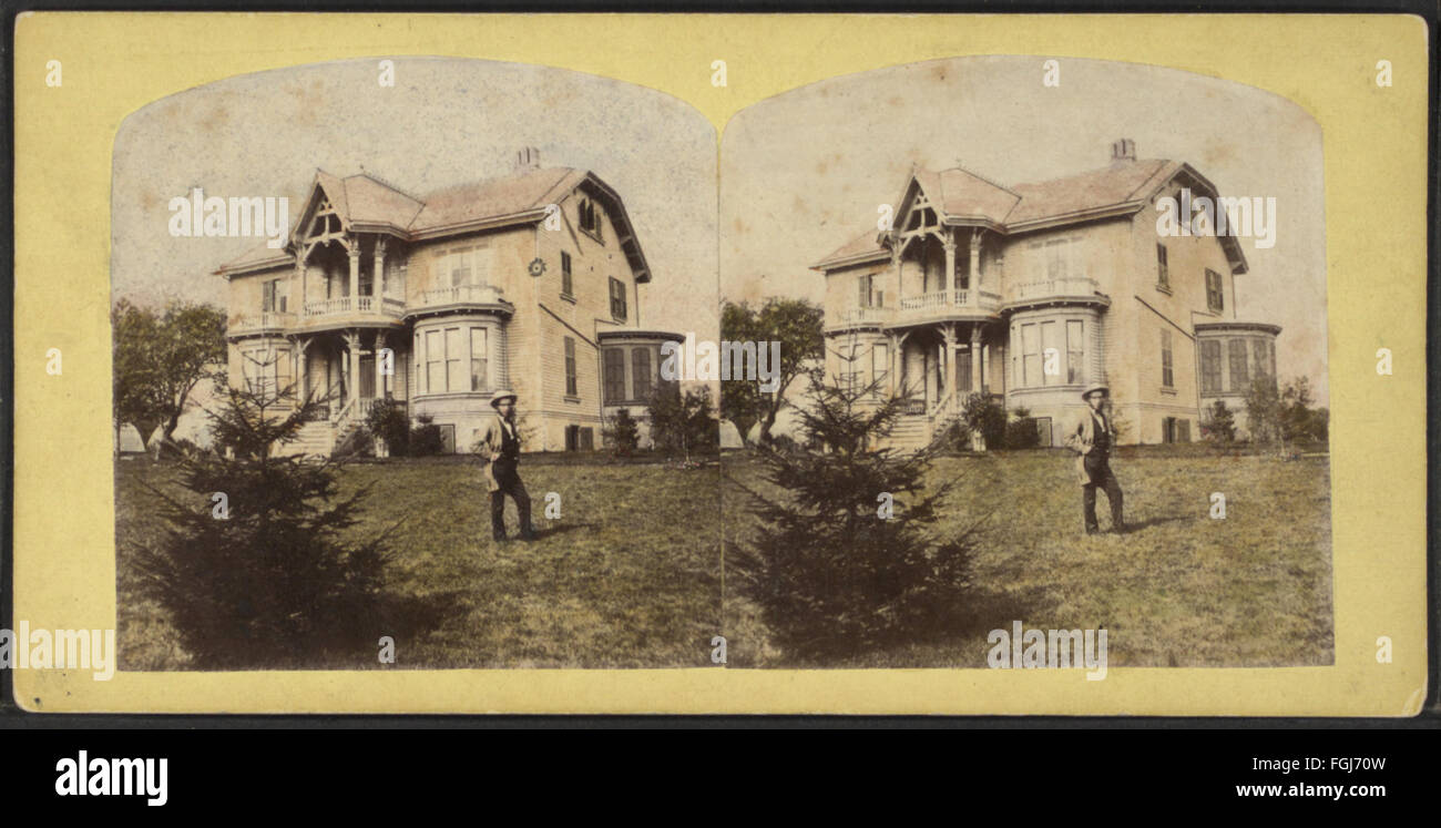 This photograph from Robert N. Dennis shows Mr. Smallwood's residence ...