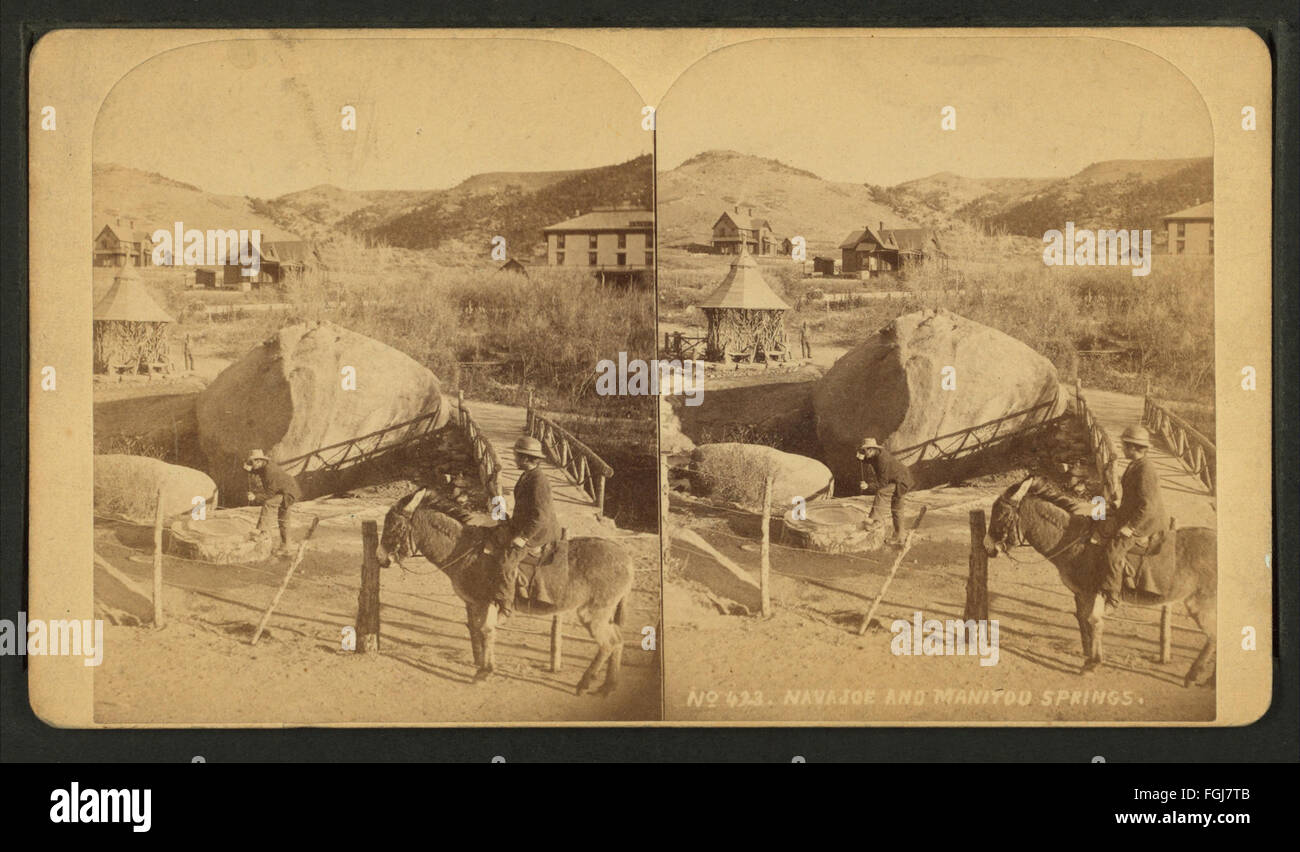 This photograph from the Robert N. Dennis collection shows the Navajoe ...
