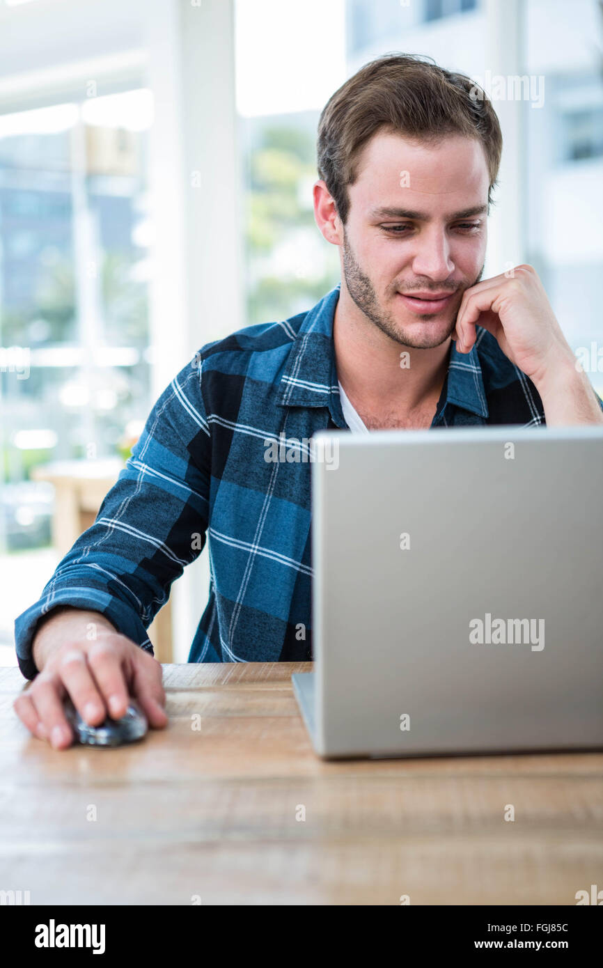 Man working laptop on beautiful hi-res stock photography and images - Alamy