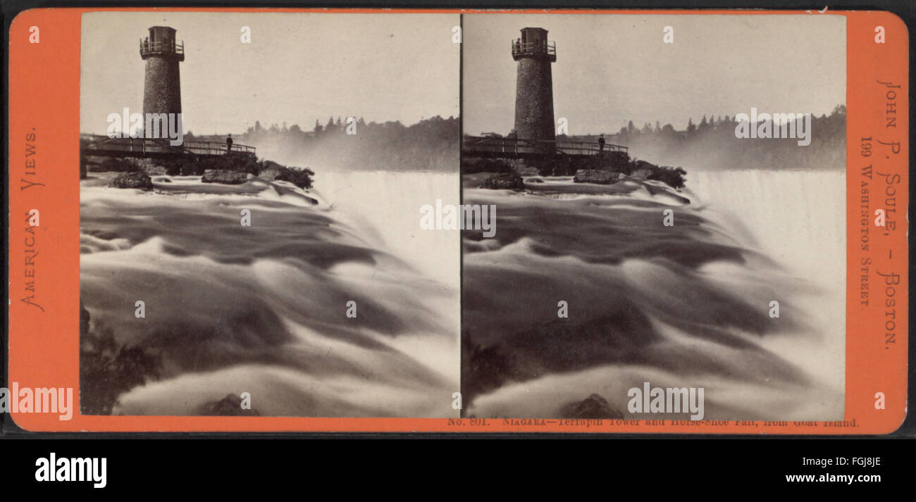 A photograph by John P. Soule showing the Terrapin Tower and the ...
