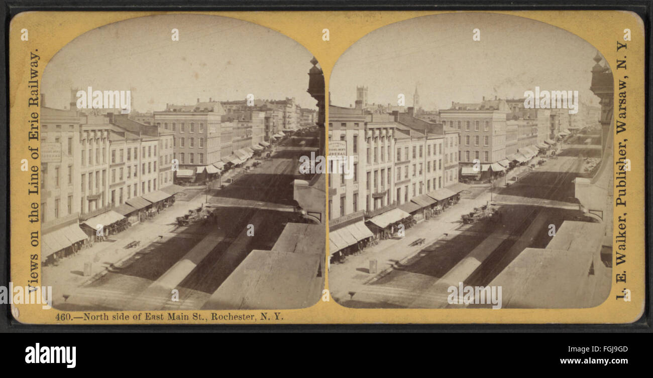 This photograph captures the north side of East Main Street in ...