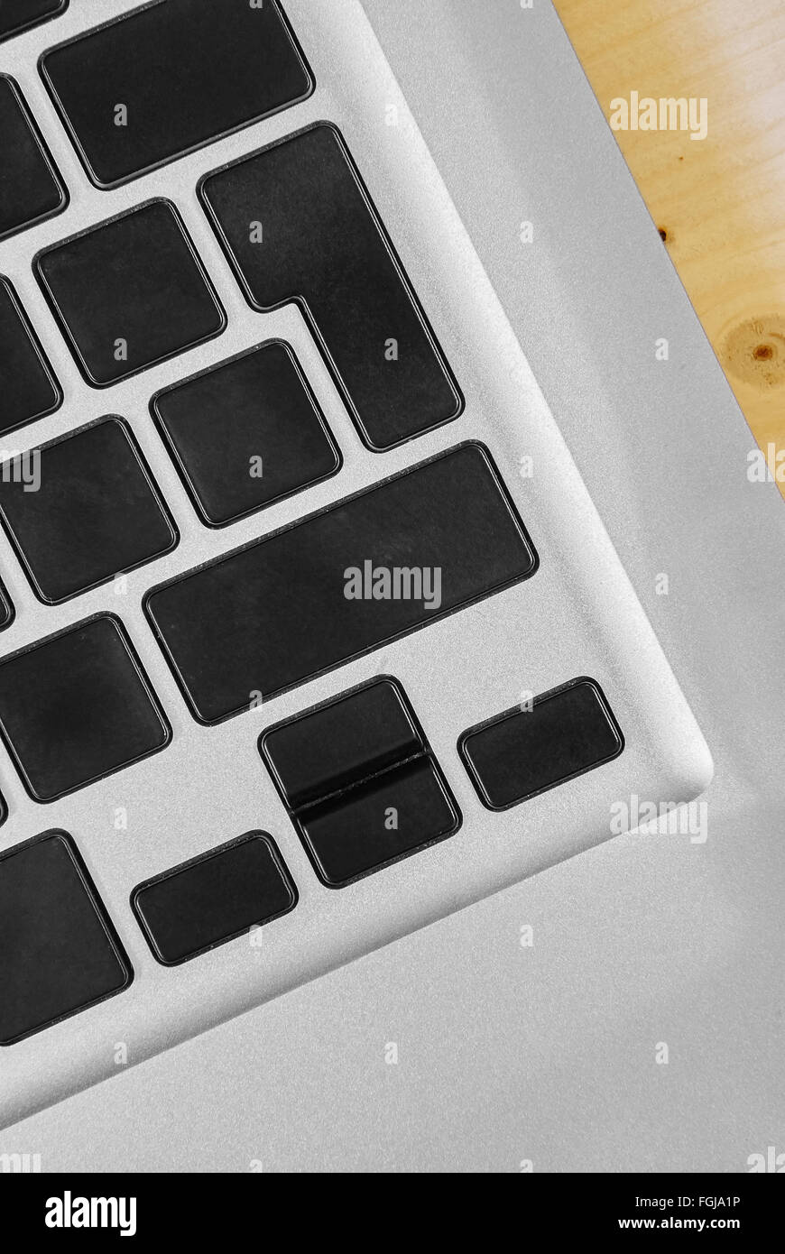 Keyboard buttons with free space for word Stock Photo - Alamy