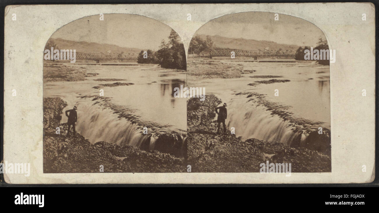Passaic Falls, N.J, from Robert N. Dennis collection of stereoscopic ...