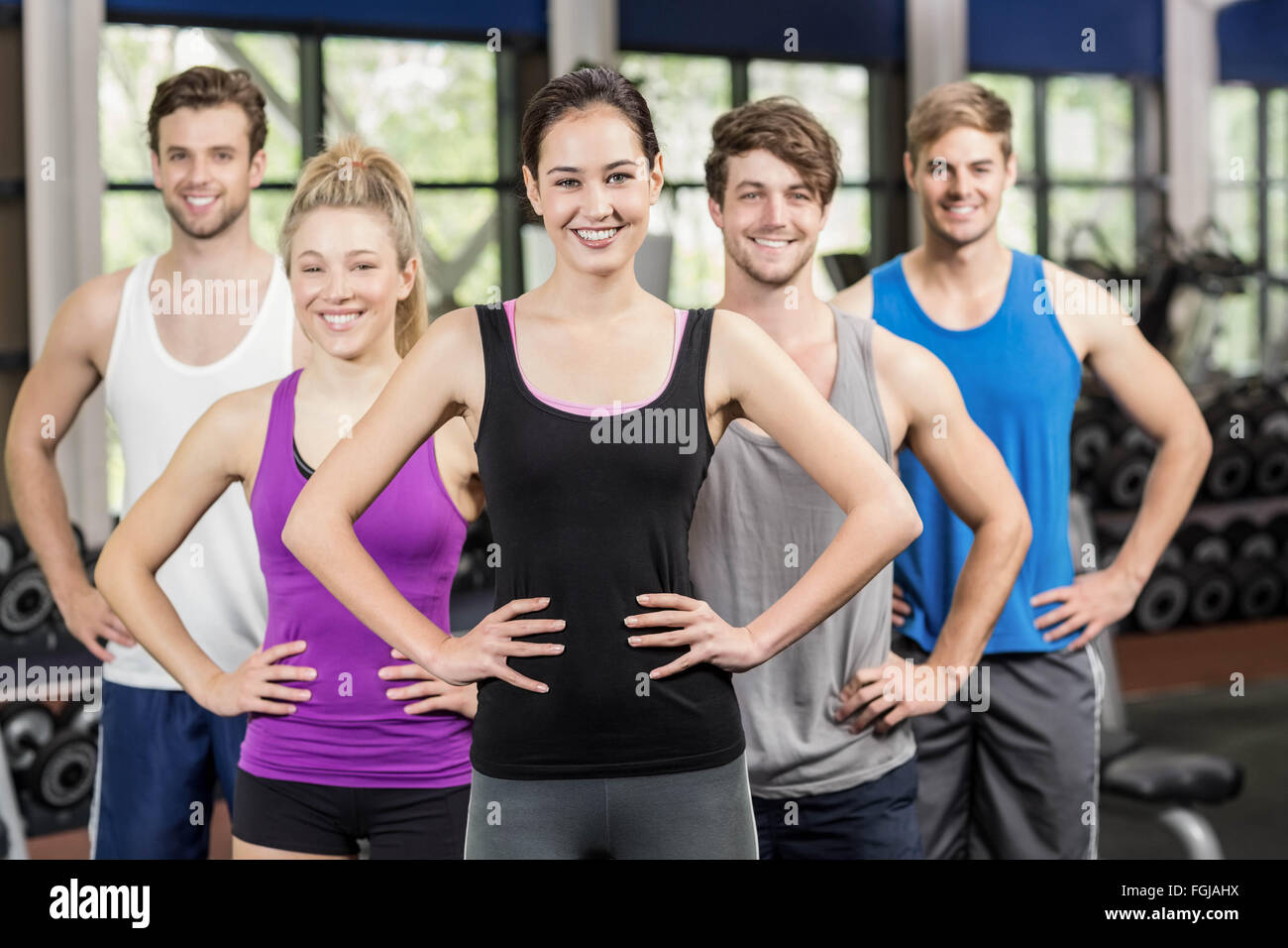 Fitness class strength training hi-res stock photography and images - Alamy