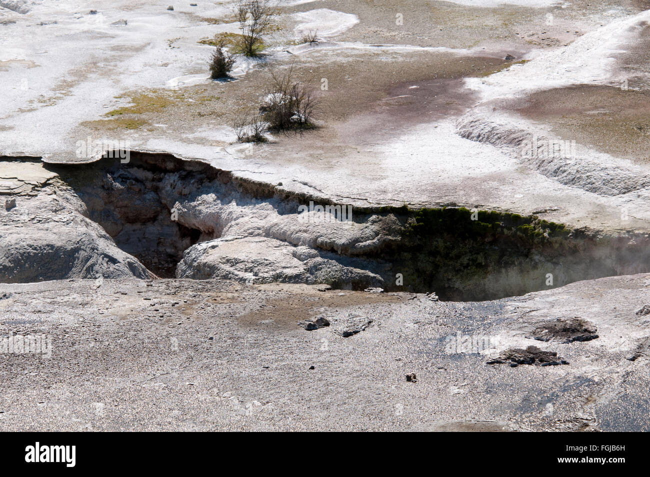 Artist's palette in Orakei Korako is a 10000 square meter sinter ...