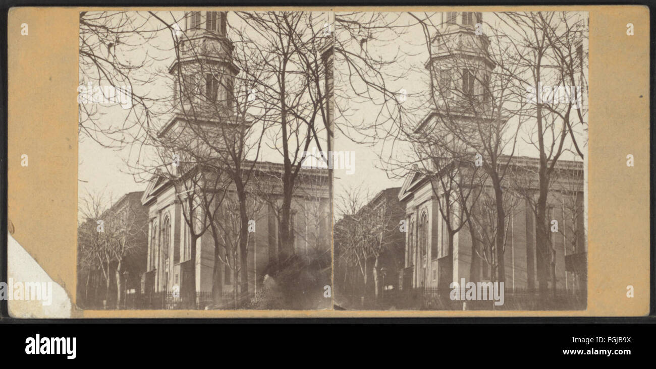A stereoscopic view from the Robert N. Dennis collection showing the ...