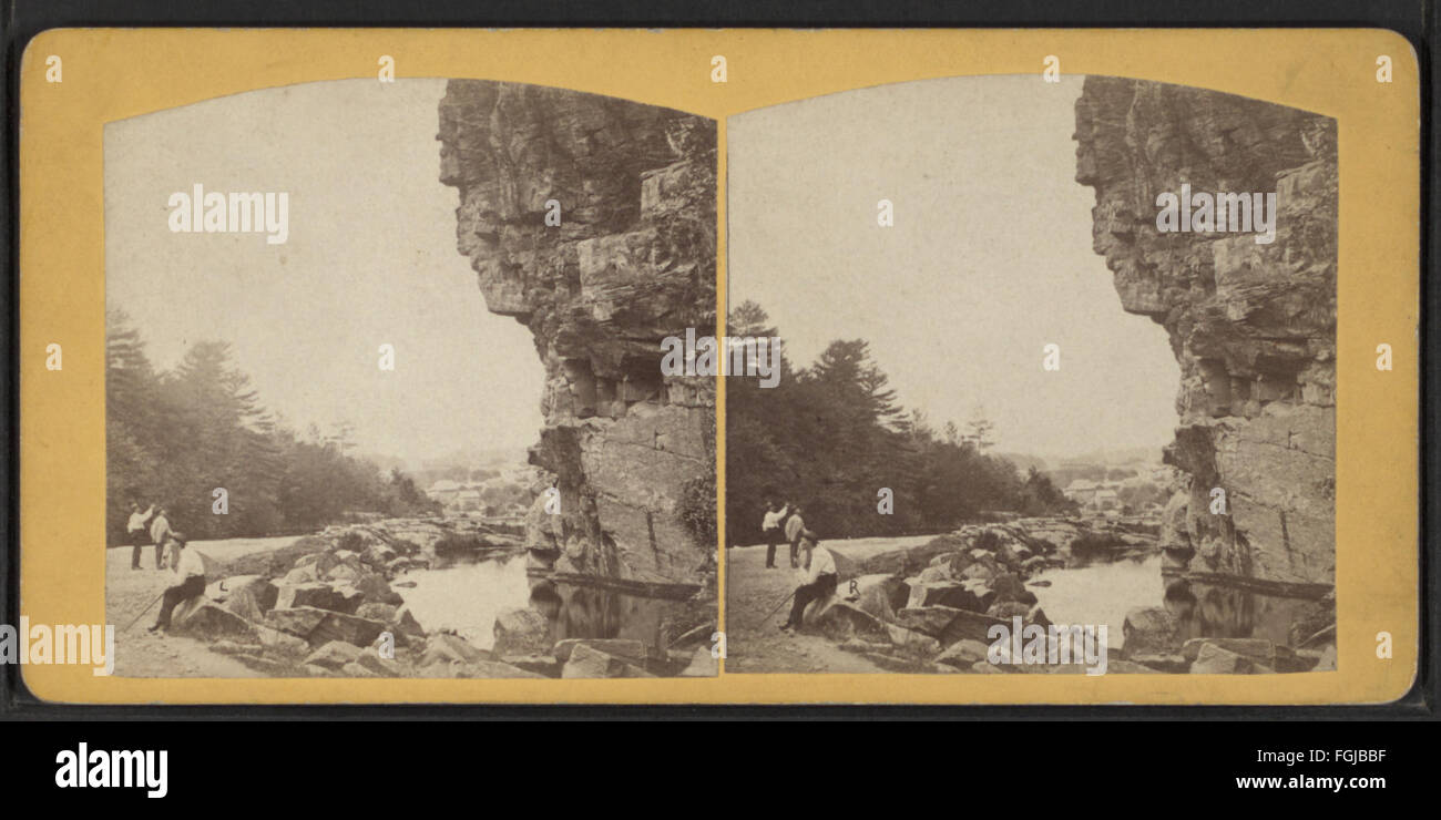 This photograph by W.M. Tucker shows Profile Rock on its east side, a ...