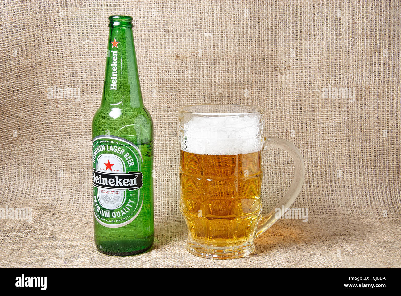 Heineken glass hi-res stock photography and images - Alamy