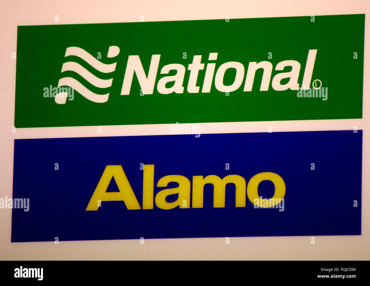 Markenname: "National" und "Alamo", Berlin Stock Photo - Alamy