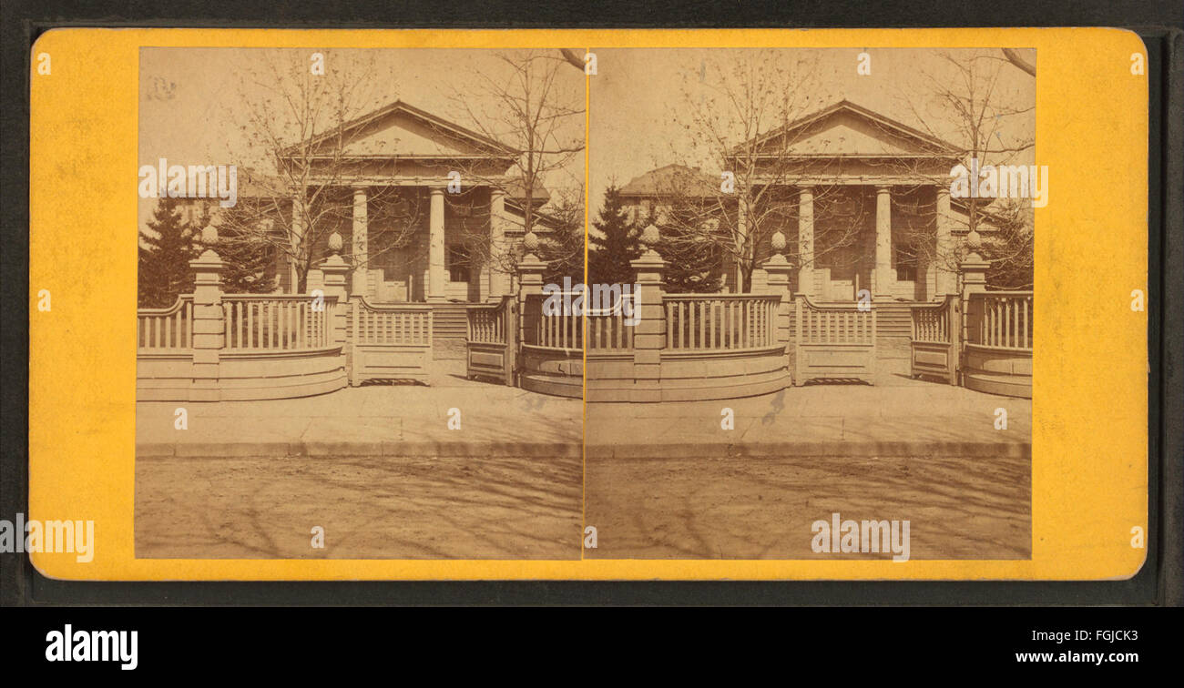 This photograph by Joshua Appleby Williams shows the Redwood Library ...