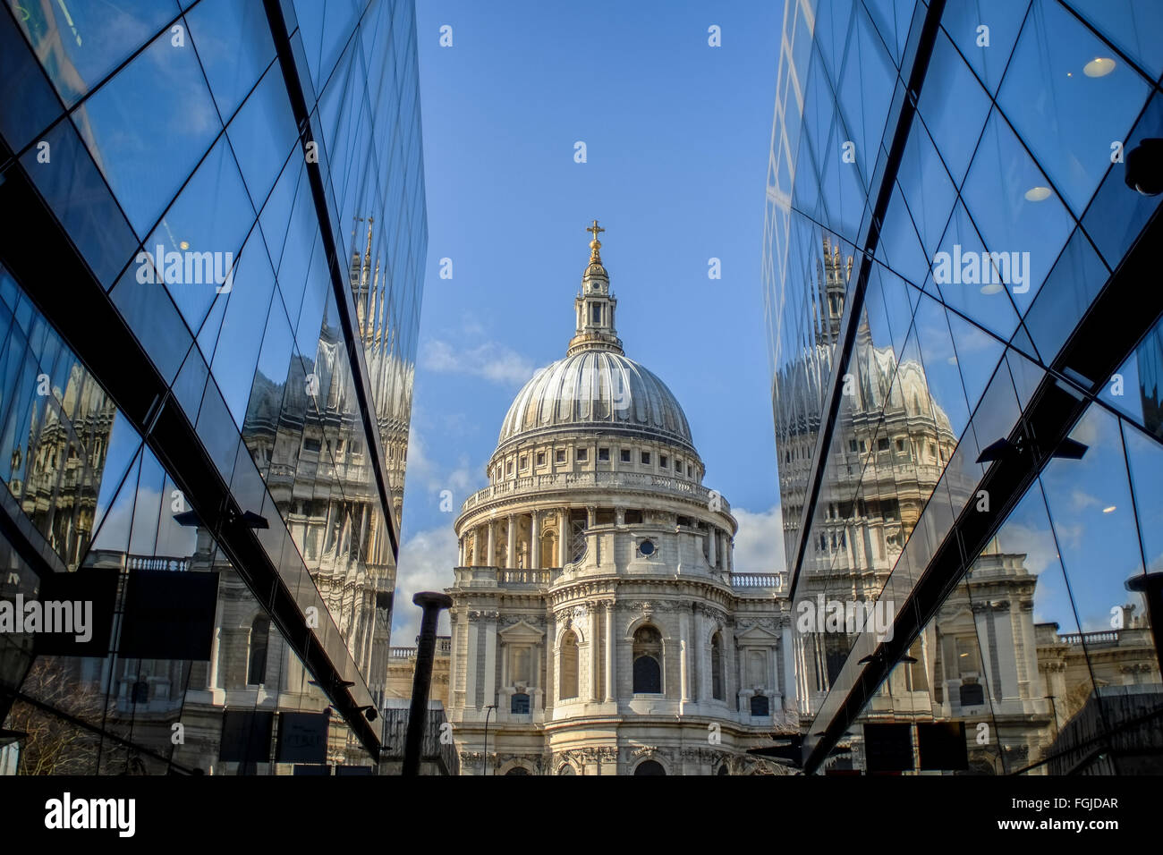 St Paul's Cathedral from One Exchange London Stock Photo - Alamy