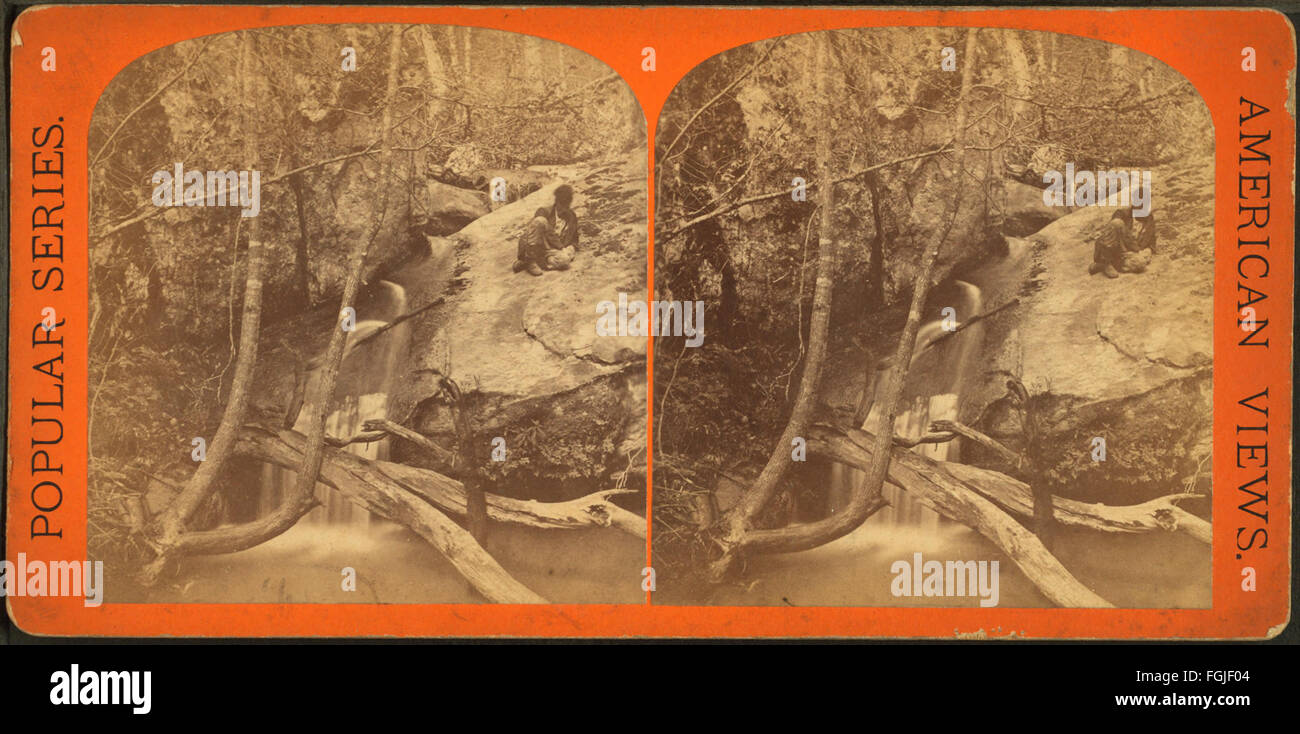 A photograph of Slippery Rock Brook, taken by E. & H.T. Anthony. The ...