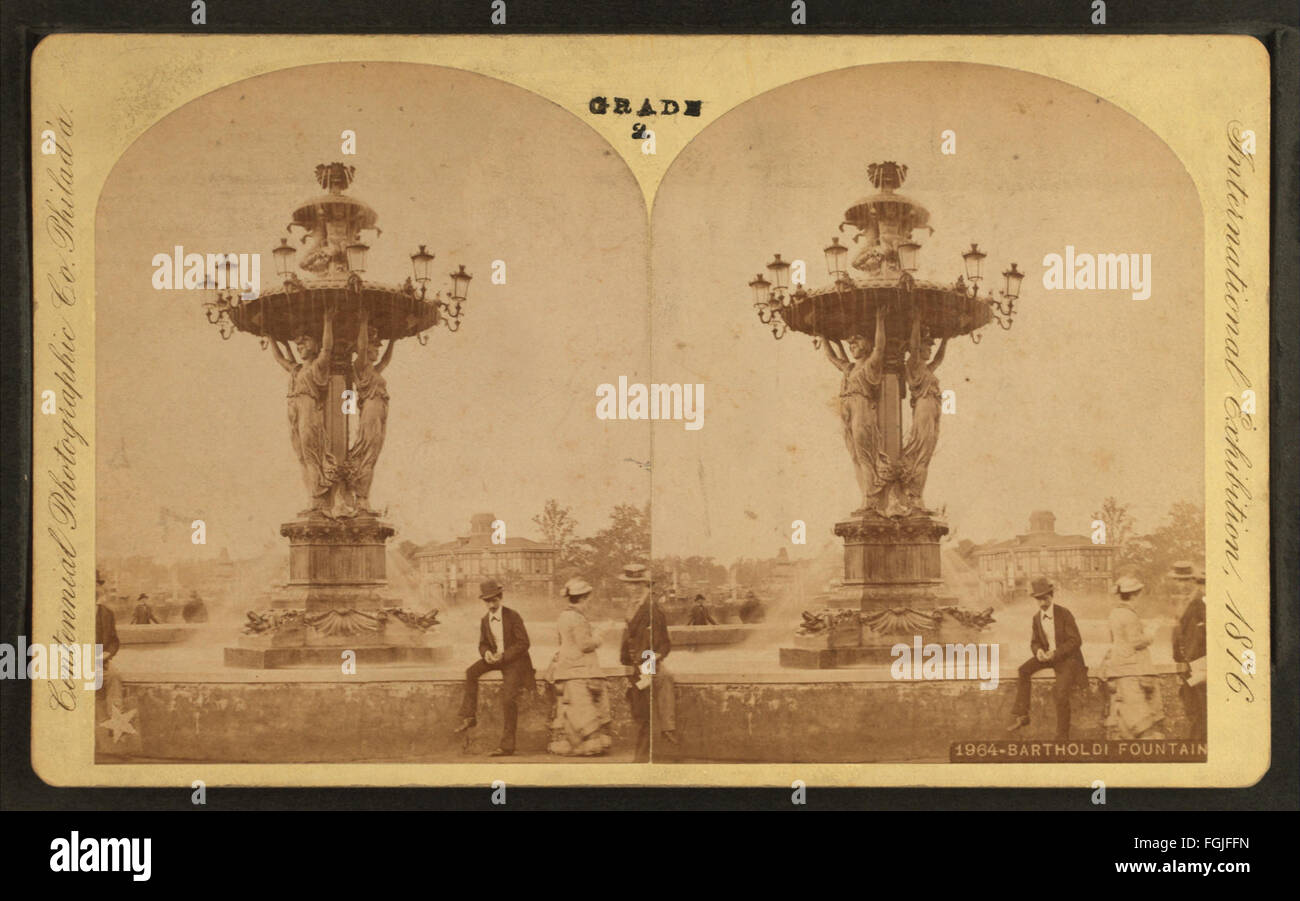 This photograph by Centennial Photographic Co shows the Bartholdi ...