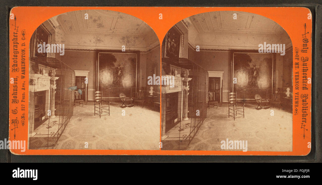 A photograph of the state dining room, showing the interior layout and ...