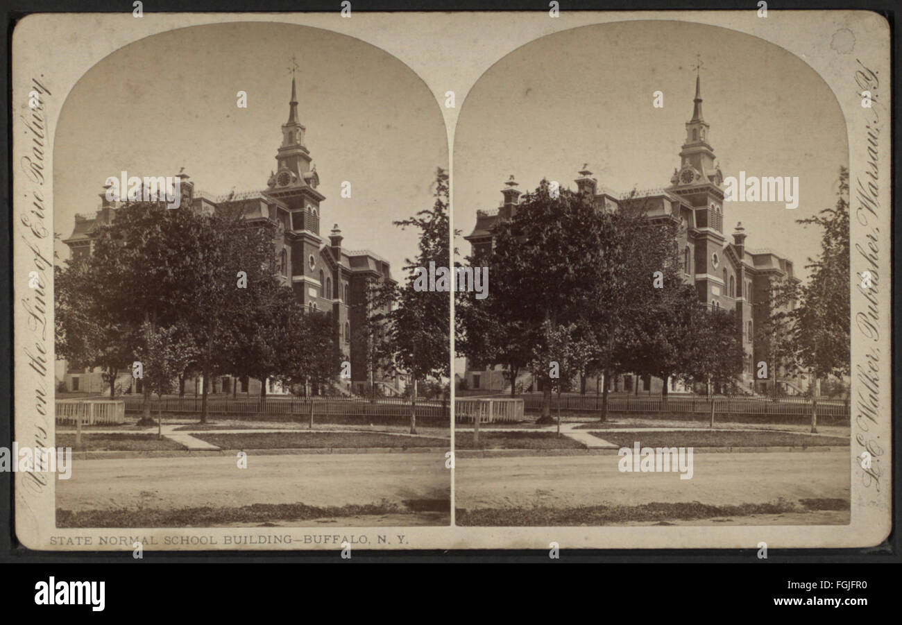 Photograph of the State Normal School building in Buffalo, New York ...