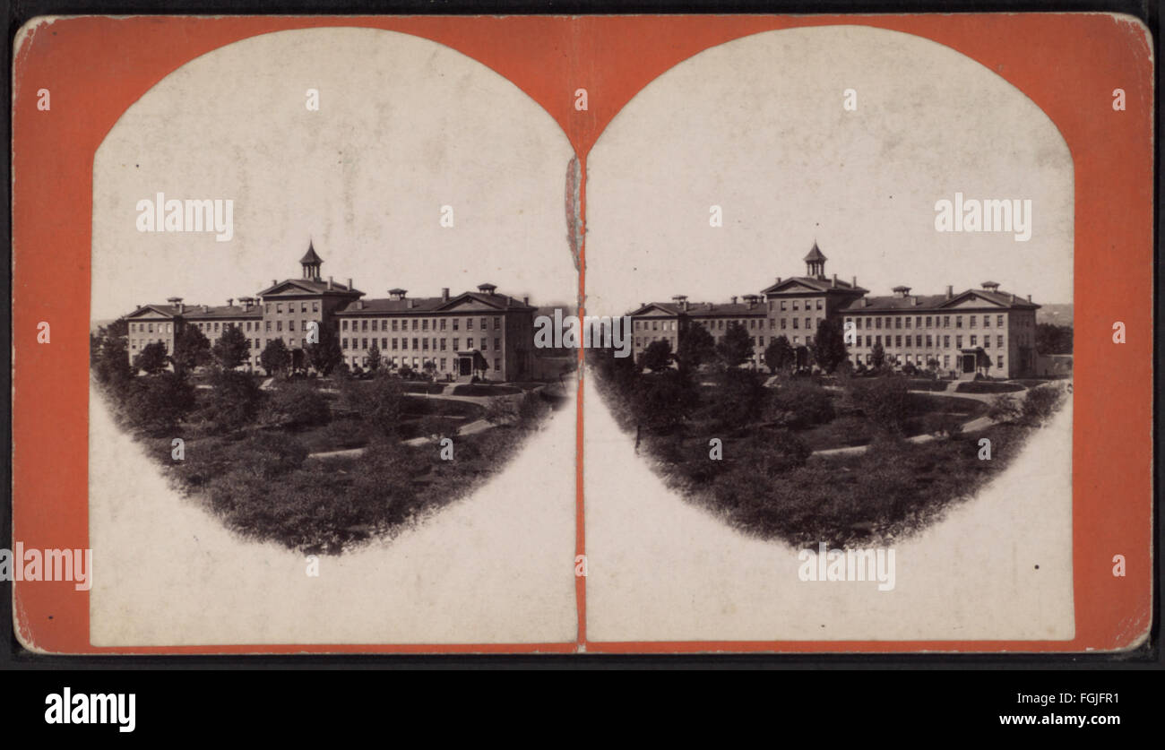 Photograph of the State Reform School, a historical institution for ...