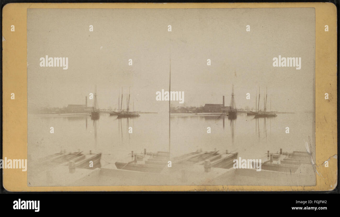 A photograph by David W. Wilson showing steel works and the entrance to ...