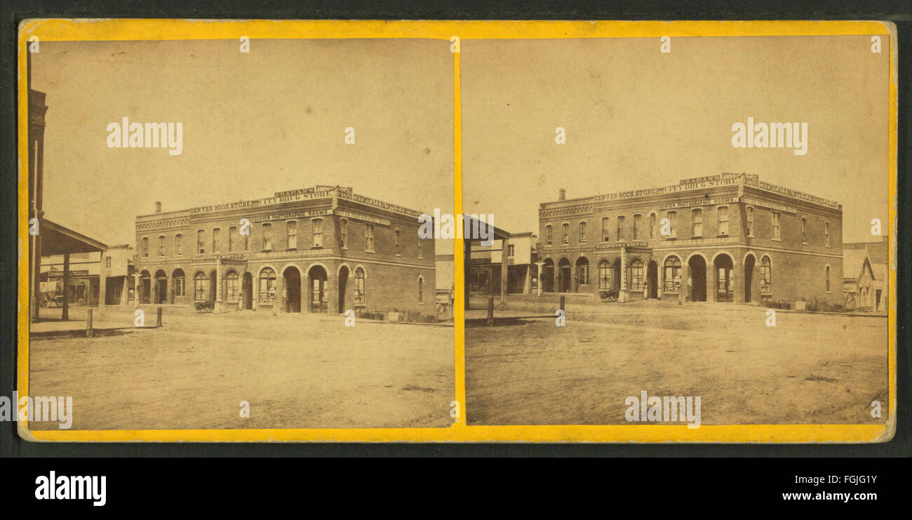 A stereoscopic photograph from the Robert N. Dennis collection showing ...