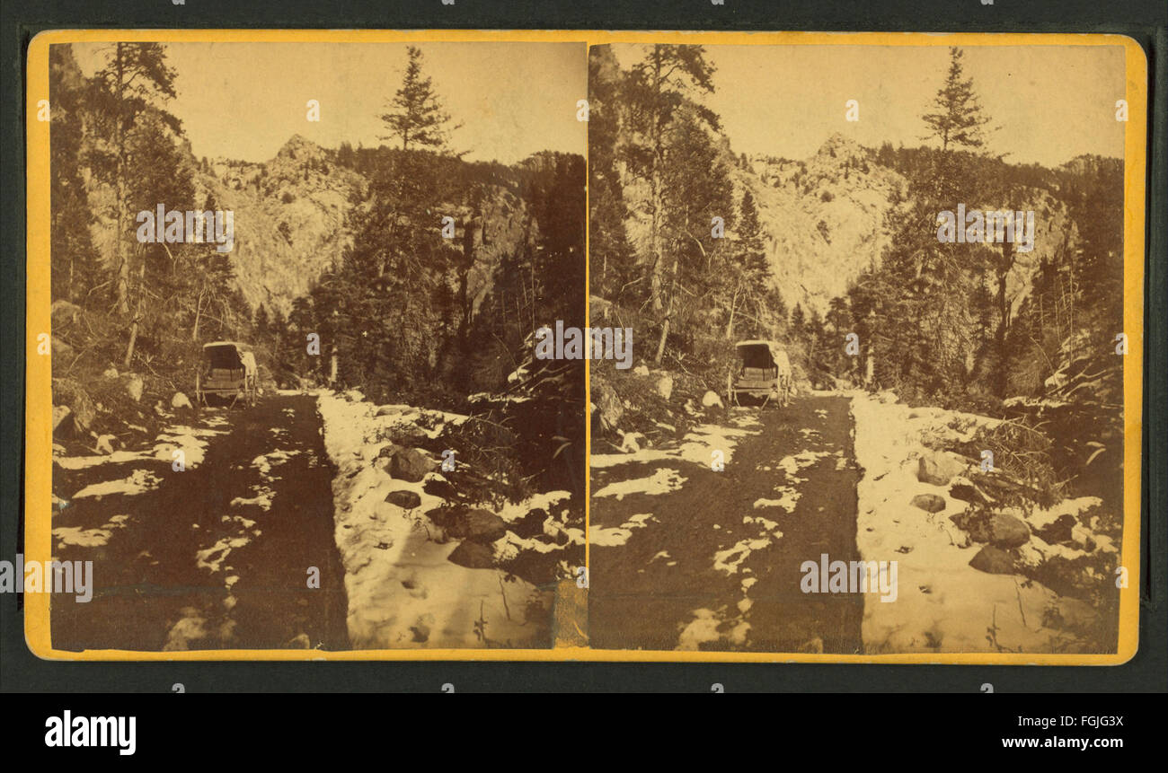A photograph by Duhem Brothers showing Sugar Loaf Mountain in Boulder ...