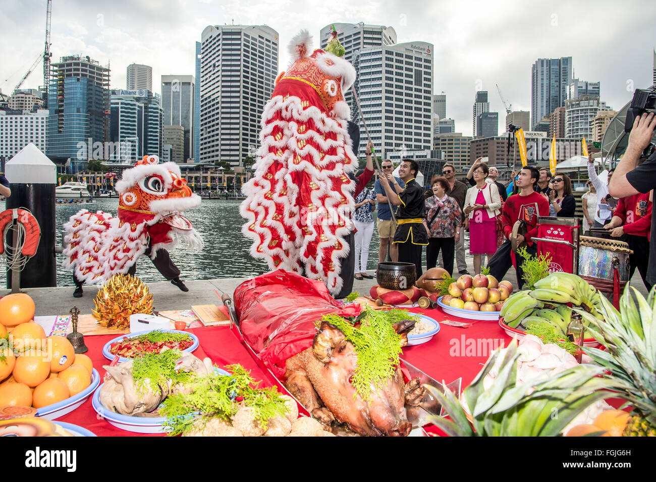 Chinese new year australia lion hi-res stock photography and images - Alamy