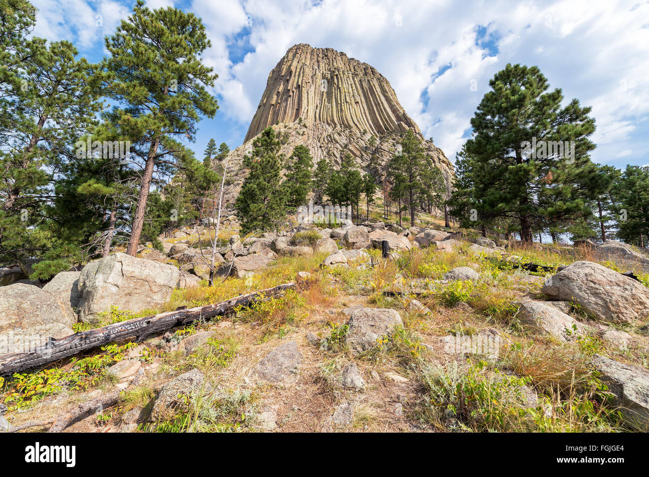 Looking up at devils tower hi-res stock photography and images - Alamy
