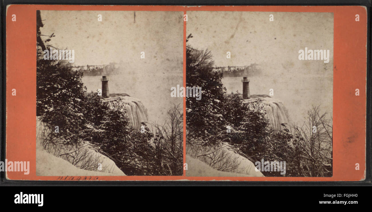 Photograph by John B. Heywood showing Terrapin Tower from Goat Island ...