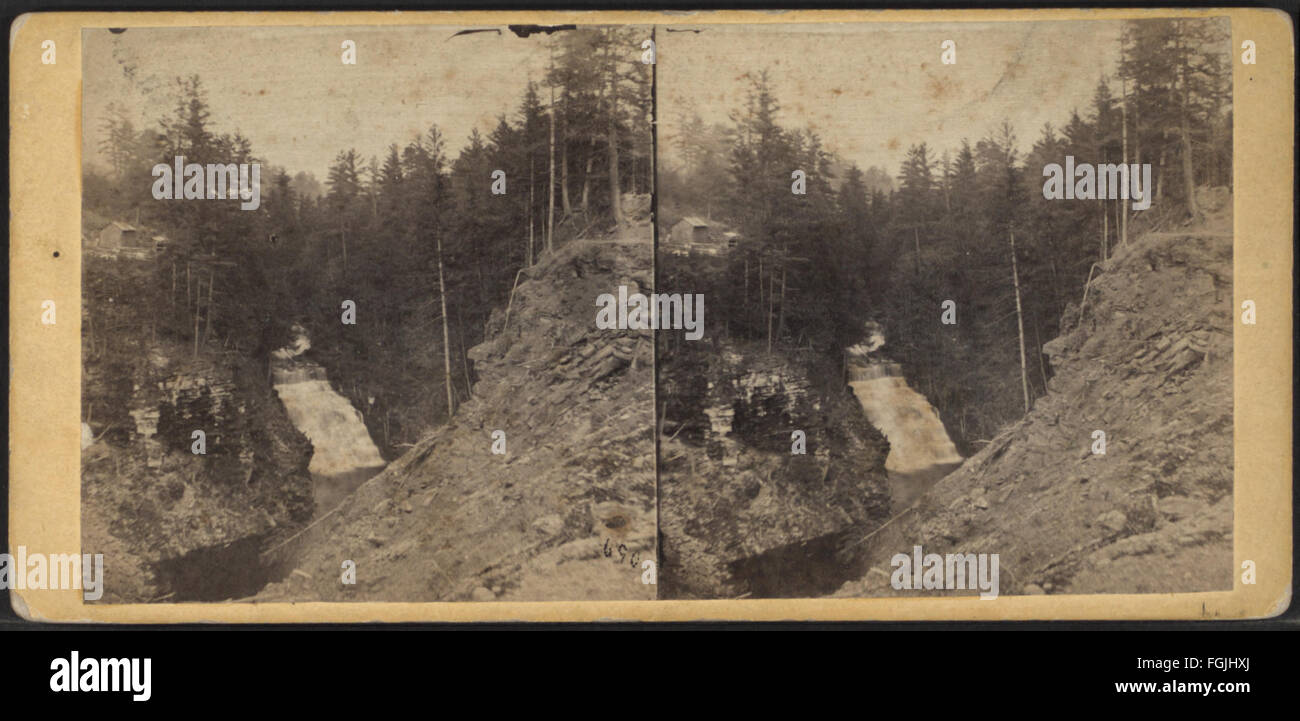 Photograph of The Cascade, seen from Cascade Bridge, captured by E. & H ...