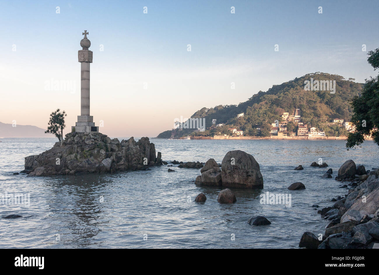 Sao Vicente Foundation Monument Stock Photo - Alamy