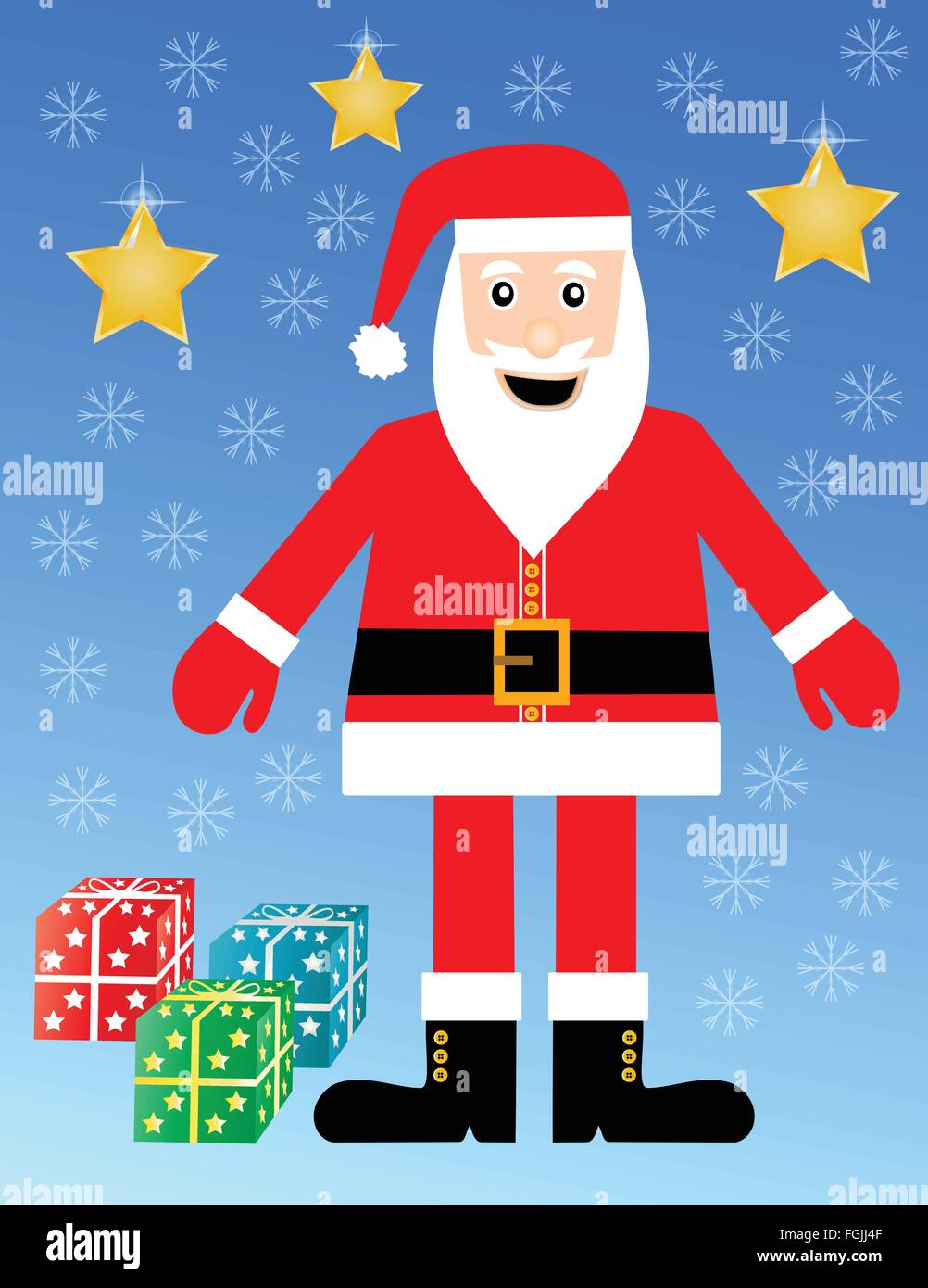 Santa Claus illustration Stock Vector Image & Art - Alamy