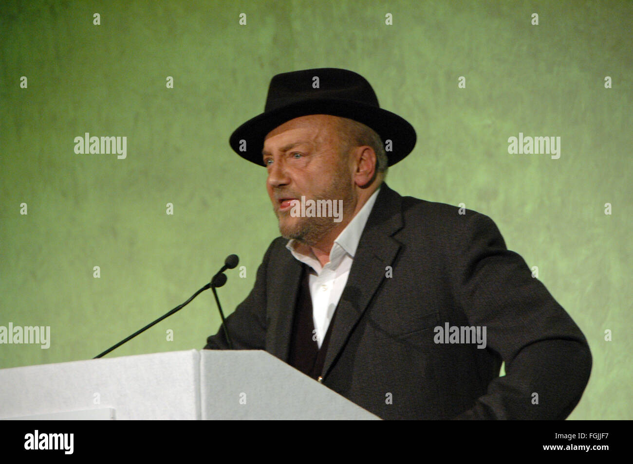 London, UK. 19th February, 2016. George Galloway speaks at Grassroots ...