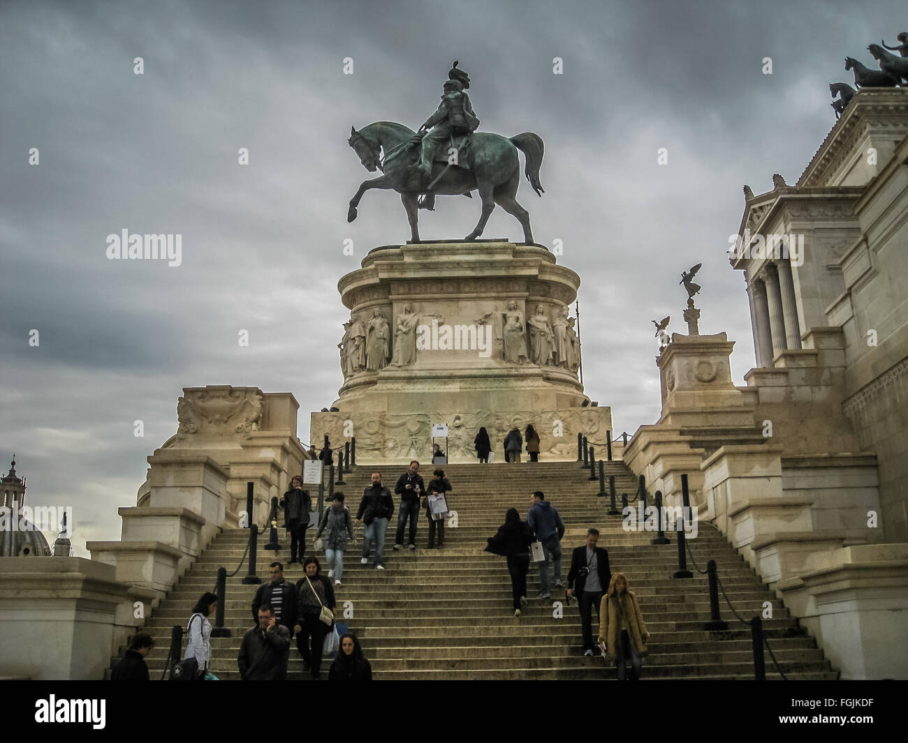 Statue in Rome, Italy Stock Photo - Alamy