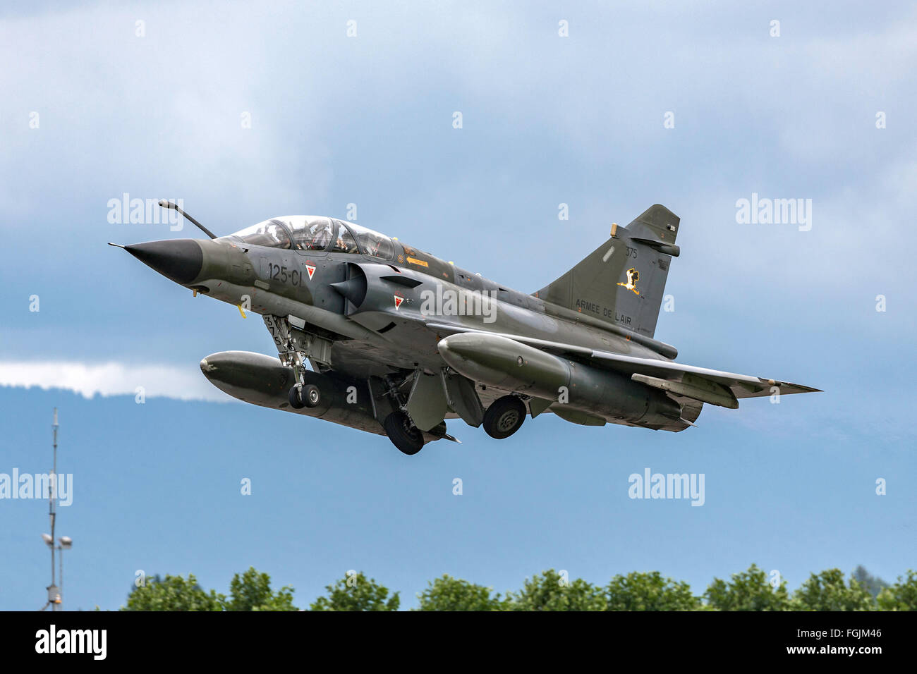 Dassault Mirage 2000N strike aircraft operated by the French Air Force ...