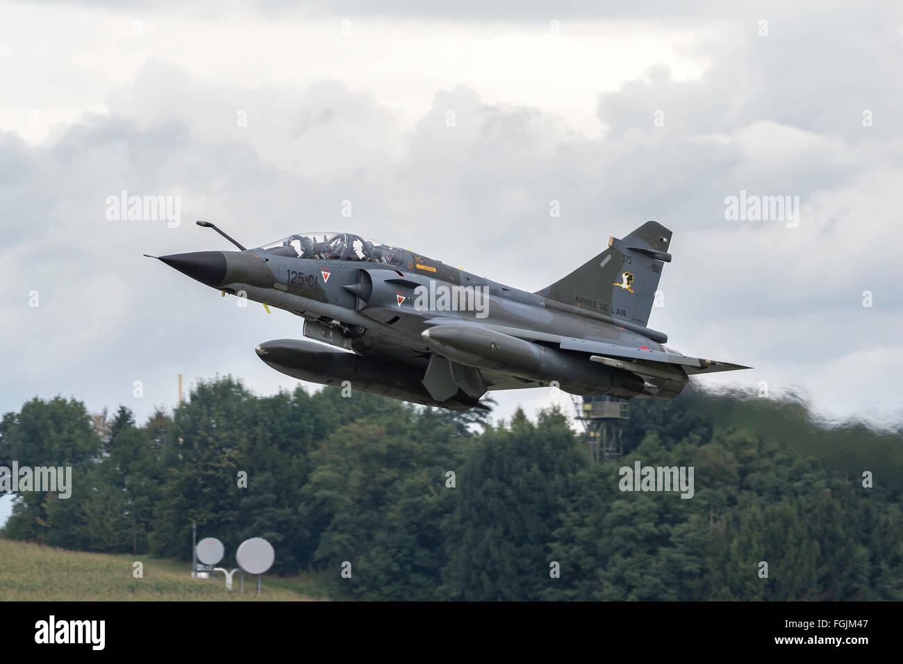 Dassault Mirage 2000N strike aircraft operated by the French Air Force ...