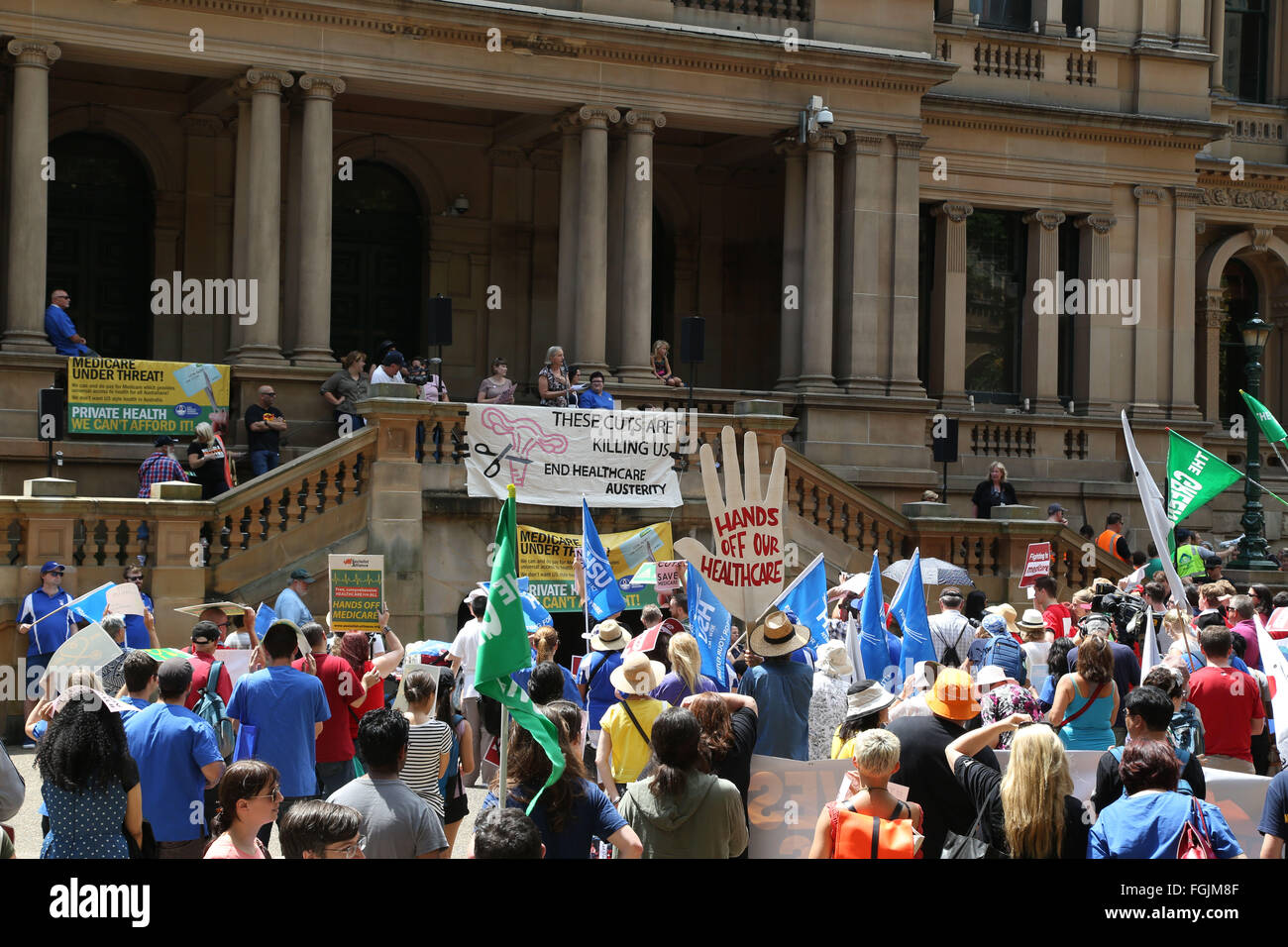 Sydney, Australia. 20 February 2016. The NSW Nurses and Midwives ...